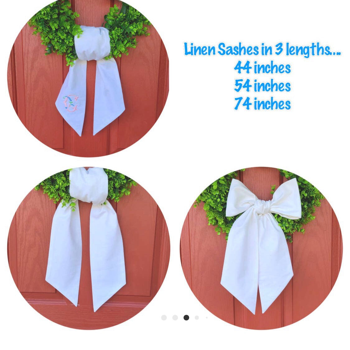 Tennessee Wreath Sash – Proper Southern Monograms
